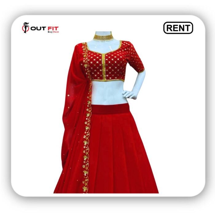Ethnic Lehenga Choli On Rent In Bangalore - Outfit Rental Shop